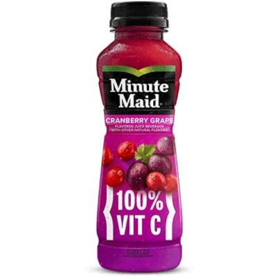 MINUTE MAID CRANBERRY GRAPE BOTTLES 24/12 OZ – USA Concession