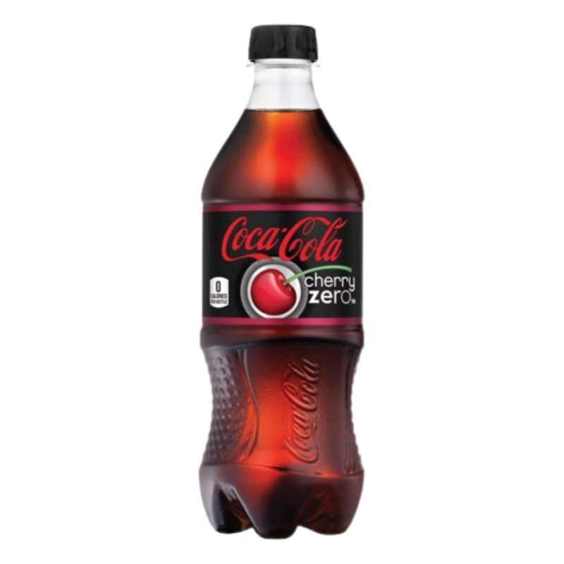 COCA-COLA ZERO SUGAR CHERRY BOTTLES 24/20 OZ – USA Concession