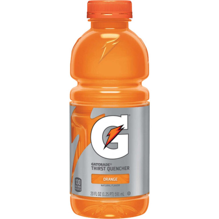 GATORADE WIDE ORANGE PLASTIC BOTTLES 24/20 OZ – USA Concession