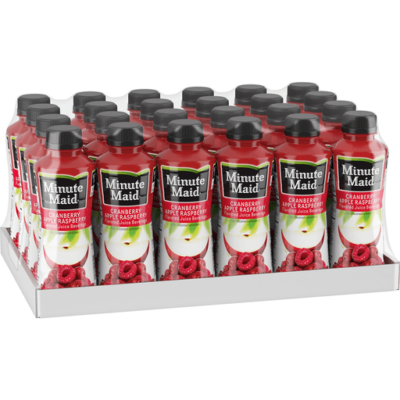 MINUTE MAID JTG CRANBERRY APPLE RASPBERRY BOTTLES 24/12 OZ – USA Concession