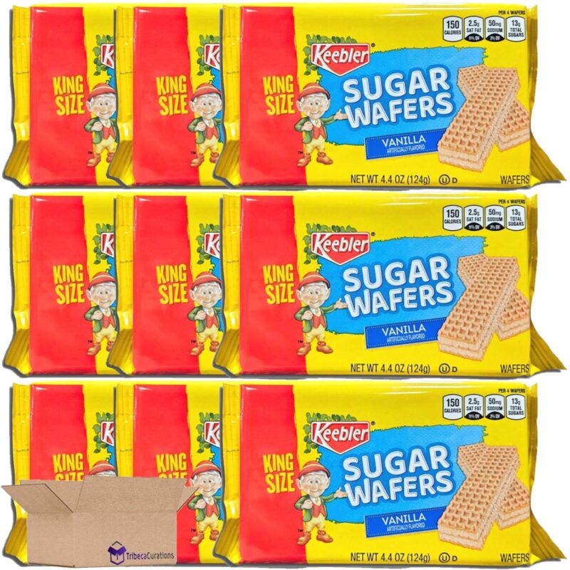 Keebler Vanilla Sugar Wafers King Size 9 4 4 Oz Uce Wholesale