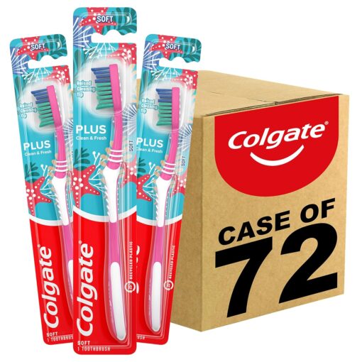 COLGATE TOOTHBRUSH EX. CLEAN SOFT 72 CT – USA Concession