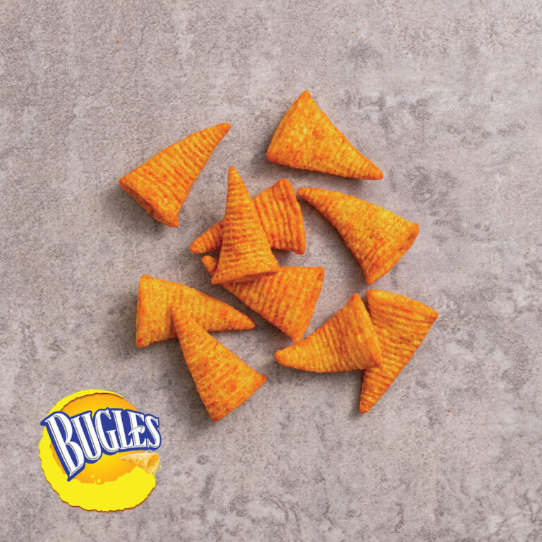 BUGLES NACHO CHEESE PEGGABLE BAG 6/3 OZ – USA Concession