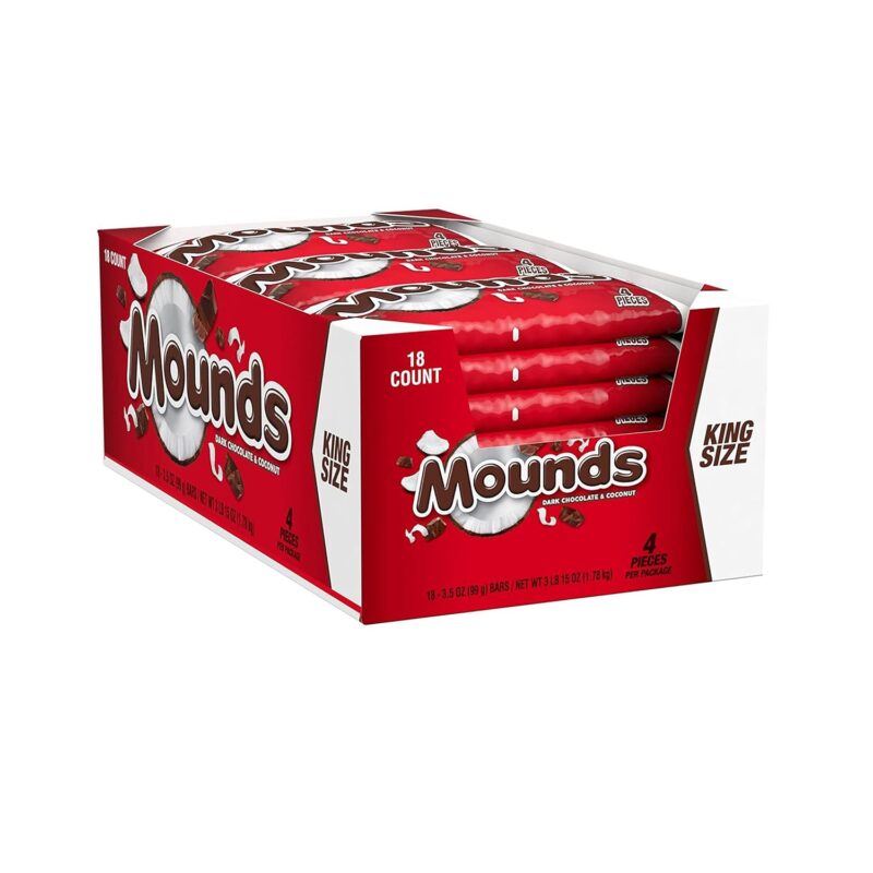 MOUNDS CANDY BAR KING SIZE 18/3.5 OZ – USA Concession