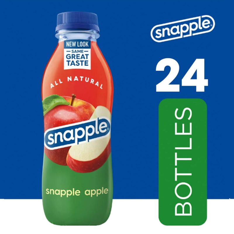SNAPPLE APPLE JUICE 24/16 OZ – USA Concession