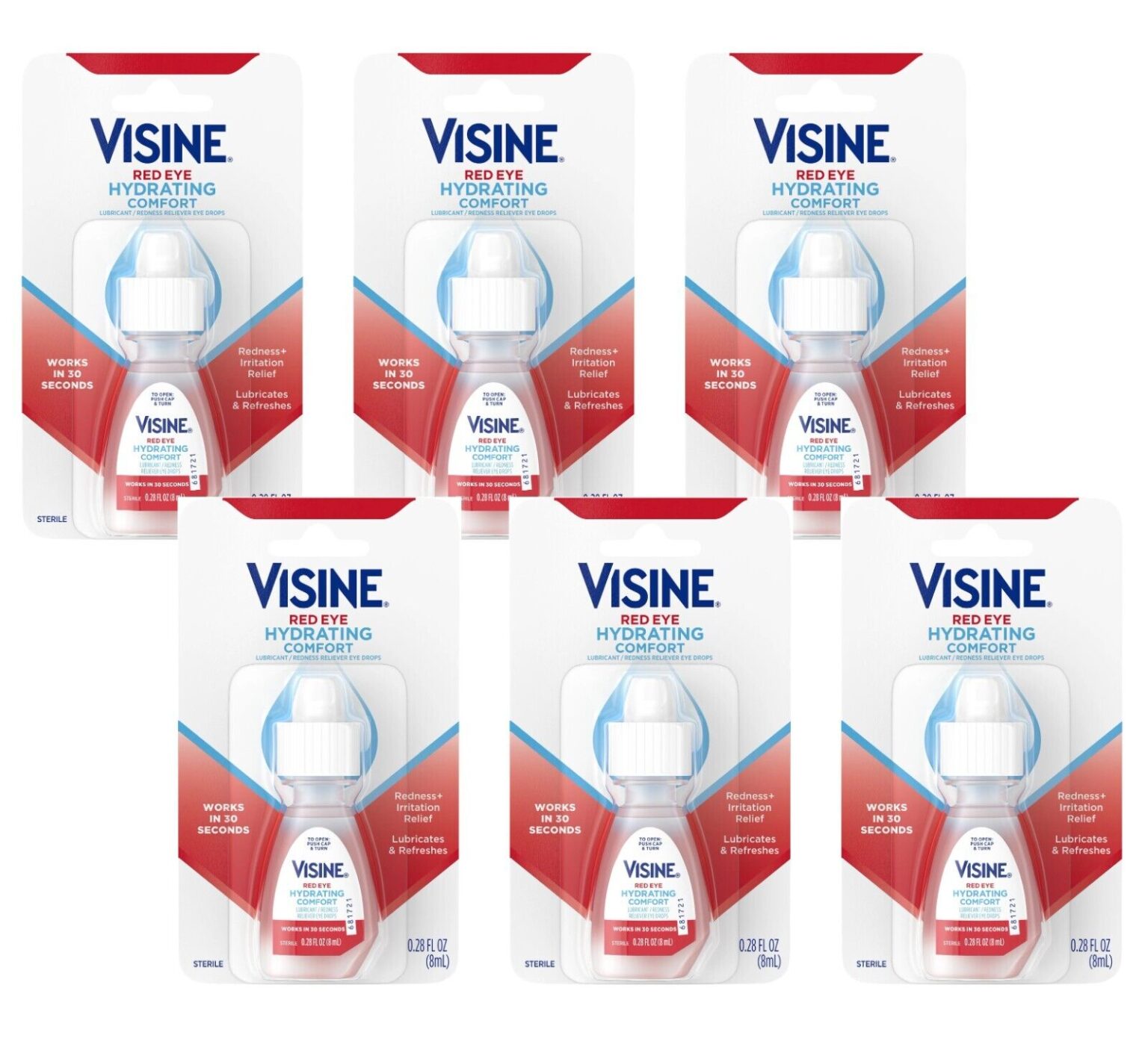 VISINE HYDRATING COMFORT 6/0.28 OZ – USA Concession