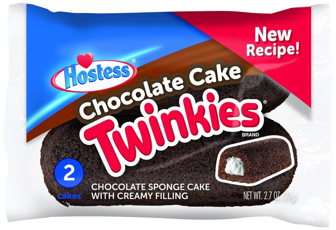 HOSTESS TWINKIES CHOCOLATE SPONGE CAKE WITH CREAMY FILLING 6/2.7 OZ ...