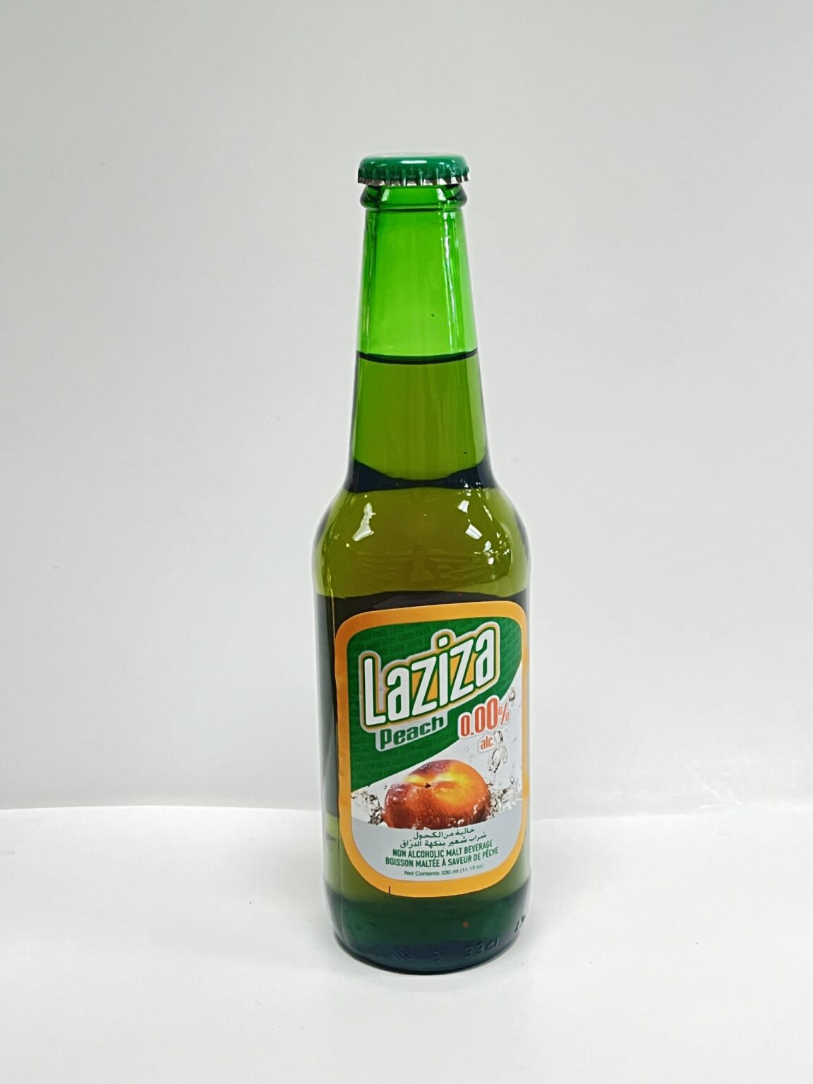 LAZIZA PEACH MALT BEVERAGE NONE ALCOHOL 11.1 OZ – UCE Wholesale