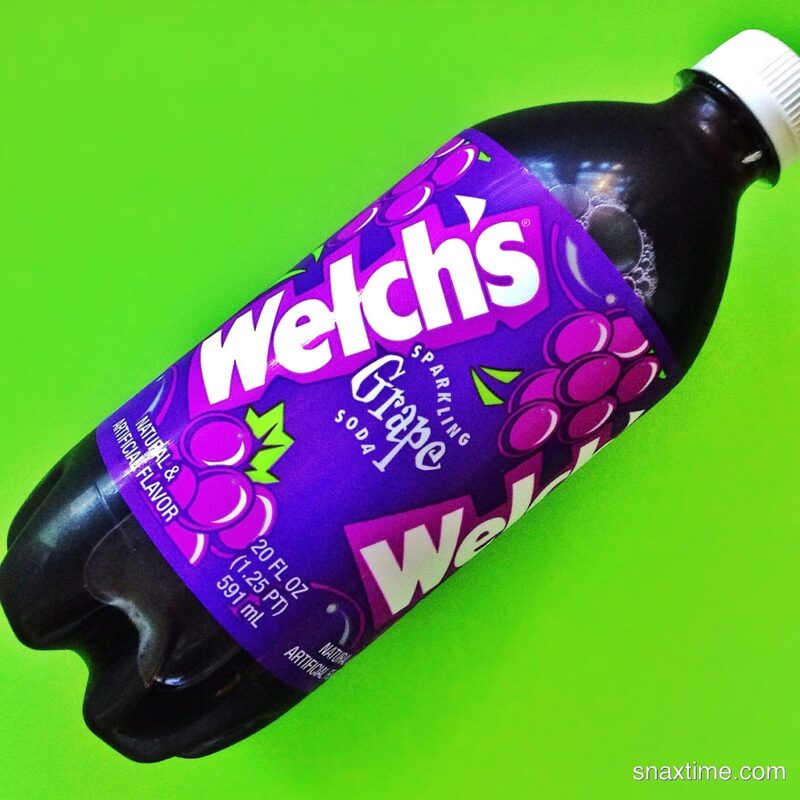WELCH’S SPARKLING GRAPE SODA BOTTLES 24/20 OZ – USA Concession