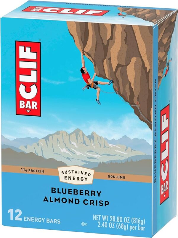 CLIF BAR BLUEBERRY ALMOND CRISP 12/2.40 OZ – USA Concession